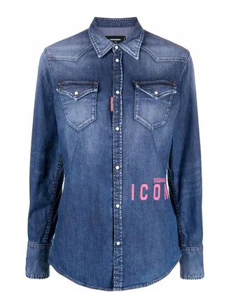 Dsquared2 Chemise - Clair D&eacute;lav&eacute;