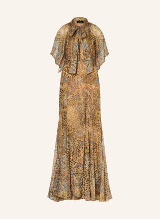 Etro Etro Seidenkleid Mit Schluppe braun
