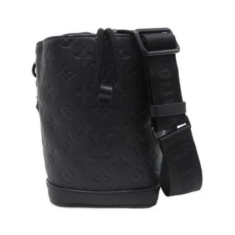 Louis Vuitton Pre-owned Monogram Shadow Noe Sling Calf Shoulder Bag - Femme - Pre-owned - Noir - Taille: ONE Size