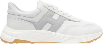 Hogan Low-Top Sneaker - sneakers wit grijs - Gr. UK_10 - in Wei&szlig; - f&uuml;r Damen
