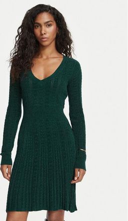 Guess Strickkleid W6BK31 Z1443 Dunkelgr&uuml;n Regular Fit
