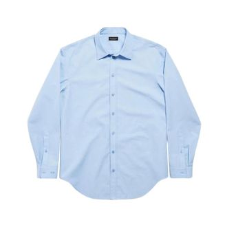 Balenciaga Herren, Shirts, Blau, LGr&ouml;&szlig;e