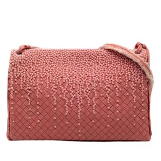Bottega Veneta Pre-owned Woven Nappa Crossbody - - Pre-owned - Damen - Rosa - ONE SIZE