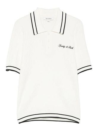 Sporty & Rich Rundhalspullover - Hellbeige