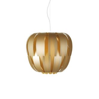 Linea Zero Linea Zero - Aufh&auml;ngung 3 Lichter New Gold in verchromtem Metall Cm. 75 x 60 Std