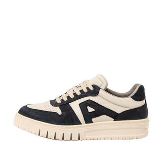 Art Art Mixte 1777 Belleville Basket, crème Bleu Marine, 43 EU