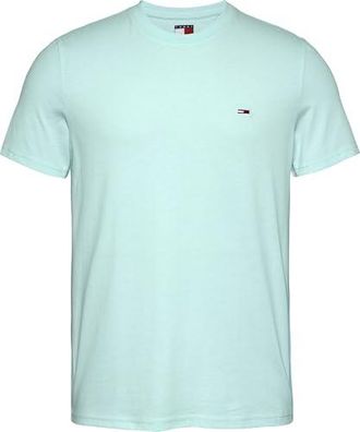 Tommy Jeans TJM Xslim Jaspe Tee Ext Dm0Dm20363 T-Shirt S/S, Green (Spring Mint HTR), XL Mens