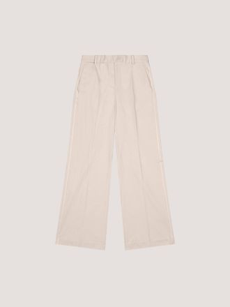 Circolo 1901 Satin masculine trousers Linen 813 Premium / 38