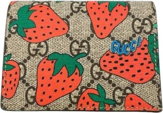 Gucci unisex, Pre-owned, Multicolore, Taille: ONE Size Portefeuille Bi-fold Pre-owned
