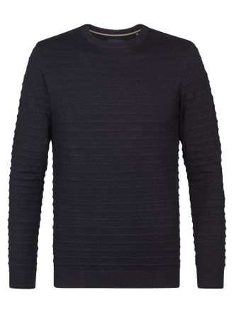 Petrol Industries Strickpullover mit Struktur Thornewood Schwarz L