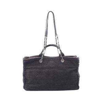 Chanel Pre-owned Coco Mark Large Shopping 2way Tote Bag - - Pre-owned - Damen - Schwarzk - ONE SIZE