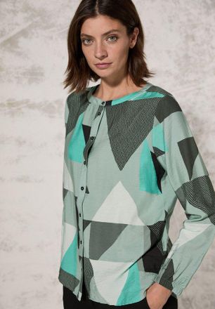 Cecil Langarmbluse aus softer Viskose