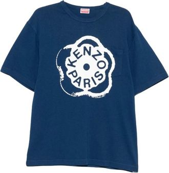 Kenzo Homme, Tops, Bleu, Taille: 2XL T-shirt Boke Flower 2.0