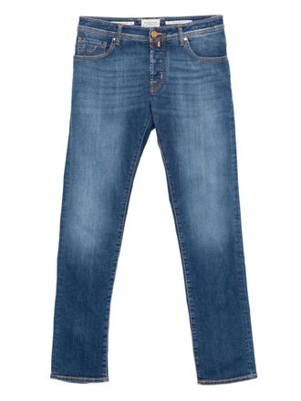 Jacob Cohen jean &agrave; coupe cinq poches - Bleu
