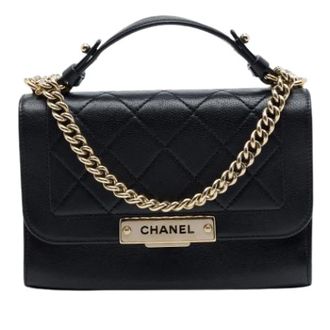 Chanel Pre-owned Click Flap Handbag - - Pre-owned - Damen - Schwarzk - ONE SIZE