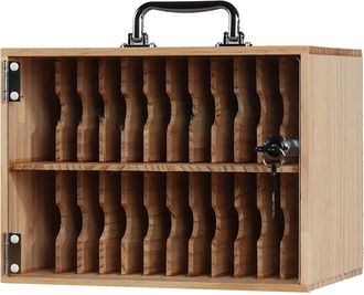 Generic Handygarage Schule, Handy Aufbewahrungsbox, Effiziente Aufbewahrung, Sicheres Schlüsselschloss, Geeignet for Den Einsatz in Schulen und Fabriken(X-Lar