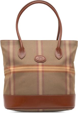 Burberry Hobo Bags - Vintage Check Canvas Bucket Bag - Gr. unisize - in Braun - für Damen