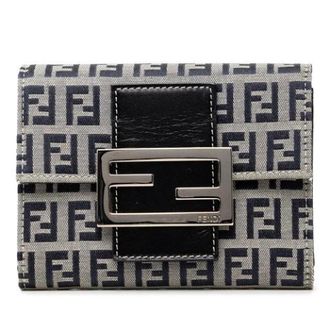 Fendi Pre-owned Canvas Wallet - - Pre-owned - Damen - Grau - ONE SIZE