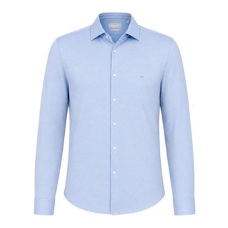 Michael Kors Japanese Perform Knit Slim Shirt - - Shirts - Herren - Blau - XL