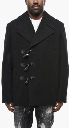 Givenchy Wool Peacoat with Frogs Closure Gr&ouml;&szlig;e 52