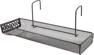 BESPORTBLE Schwarzes Eisenblumen h&auml;ngegestell Mehrschichtiges Pflanzenregal f&uuml;r Balkon Fensterbank und B&uuml;ro Multifunktionales Aufbewahrungsgestell f&uuml;r Blument&ouml;pf