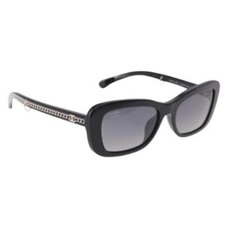 Chanel Pre-owned Plastic Sonnenbrillen - - Pre-owned - Damen - Schwarzk - ONE SIZE