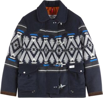 Fay Veste darchive 4 Ganci Jacquard Desertcode - Homme - Vestes - Bleu - Taille: L