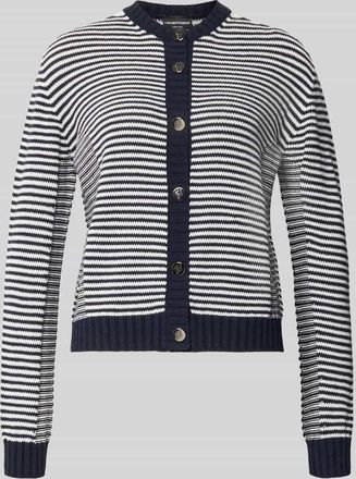 Emporio Armani Strickjacke aus Baumwoll-Mix