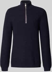 Marc O'Polo Denim Regular Fit Troyer aus Baumwoll-Mix