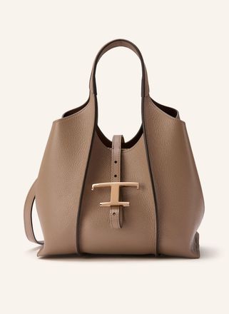 Tod's Tods Shopper T Timeless Small Mit Pouch braun