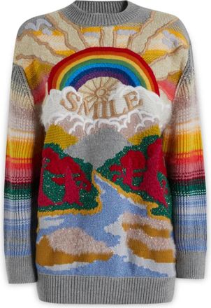 Stella McCartney Femme, Pulls, Multicolore, Taille: 34 FR Maille Ras du Cou