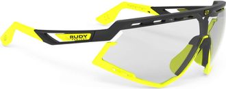 Rudy Project Defender Brille schwarz/gelb 2022 Fahrradbrille