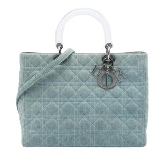 Dior Pre-owned Lady Satchel - - Pre-owned - Damen - Blau - ONE SIZE