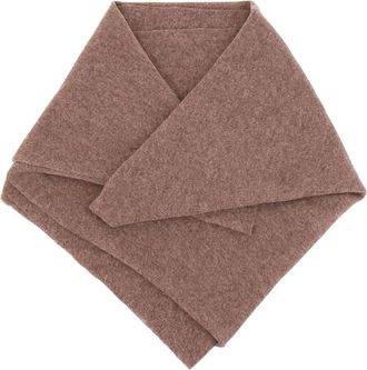 Faliero Sarti Adeli Triangle Scarf - Femme - Accessoires - Brun - Taille: ONE Size