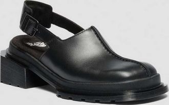 Dr. Martens Maybole Square Toe Leder Mules in Schwarz, Gr&ouml;&szlig;e: 36