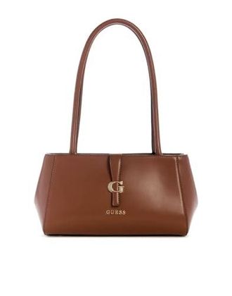 Guess Sac femme Carrie shoulder satchel cognac BS26GU84 VG989608 Dimensions du sac: PETIT