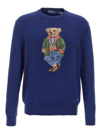 Polo Ralph Lauren Pull Col Rond - Bleu