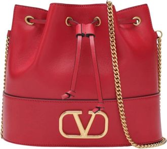 Valentino Garavani Femme, Sacs, Rouge, Taille: ONE Size Mini Drawstring