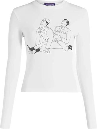 Jean Paul Gaultier Kamasutra T-Shirt - - Tops - Damen - Wei&szlig; - M