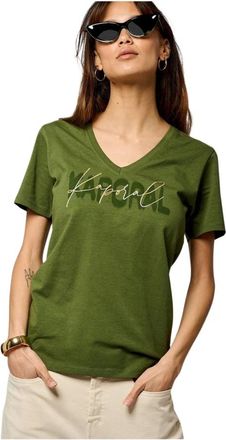 Kaporal Femme, Tops, Vert, Taille: 36 FR T-Chemises