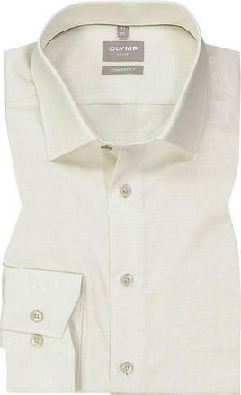 Olymp Herren Hemd grün meliert Comfort Fit