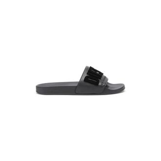 Diesel Sa-Mayemi Flock W Slide - Femme - Chaussures - Gris - Taille: 40 EU