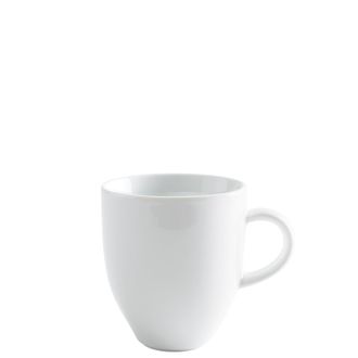 Kahla 215127A90021C Café Sommelier Maxi Becher 0,50 l | weiße Kaffeetasse aus Porzellan