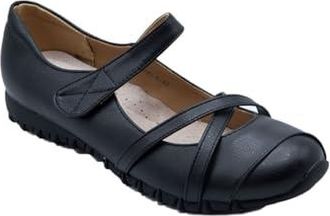 Primtex Chaussures Confort Femme Grande Pointure 41-44 Style Ballerines Confortables orthop&eacute;diques Semelle Cuir