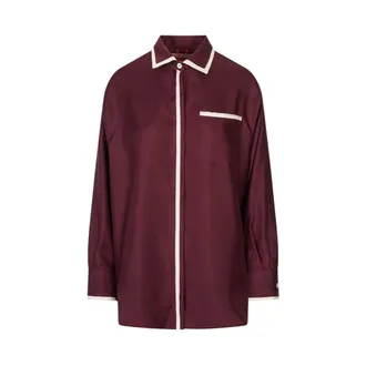 F.R.S. For Restless Sleepers F.r.s For Restless Sleepers, Femme, Blouses et Chemises, Violet, Taille: 42 FR Aion Shirt