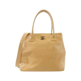 Chanel Pre-owned Executive Line Calf Shoulder Bag - - Pre-owned - Damen - Beige - ONE SIZE