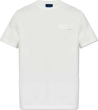 Paul & Shark Homme, Tops, Blanc, Taille: XL Logo T-Shirt
