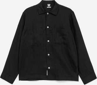 Arket Lockeres Leinenhemd -Blau