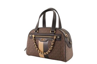 Michael Kors Women Williamsburg Hand Bag, Dark Brown