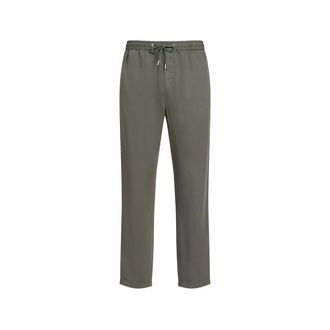 Eden Park Pantalon ample en coton et lin m&eacute;lang&eacute;s